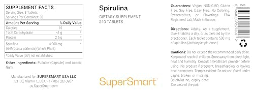Easy-to-take spirulina supplement