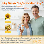 easy-to-take sunflower lecithin gummies