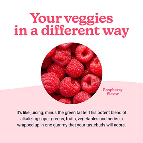 Easy-to-take supergreens gummy formula