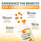 Easy-to-take turmeric curcumin gummy vitamins
