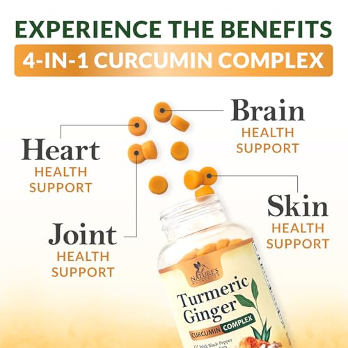 Easy-to-take turmeric curcumin gummy vitamins