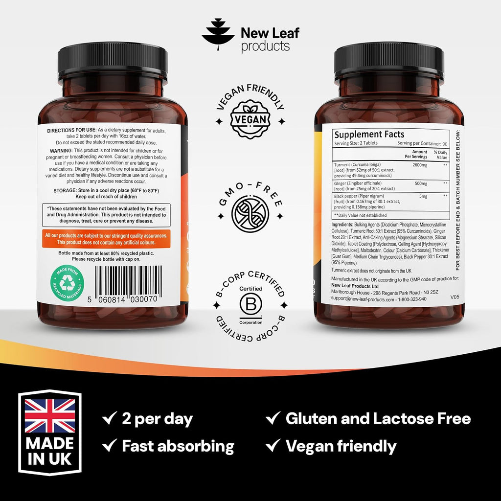easy-to-take turmeric health tablets