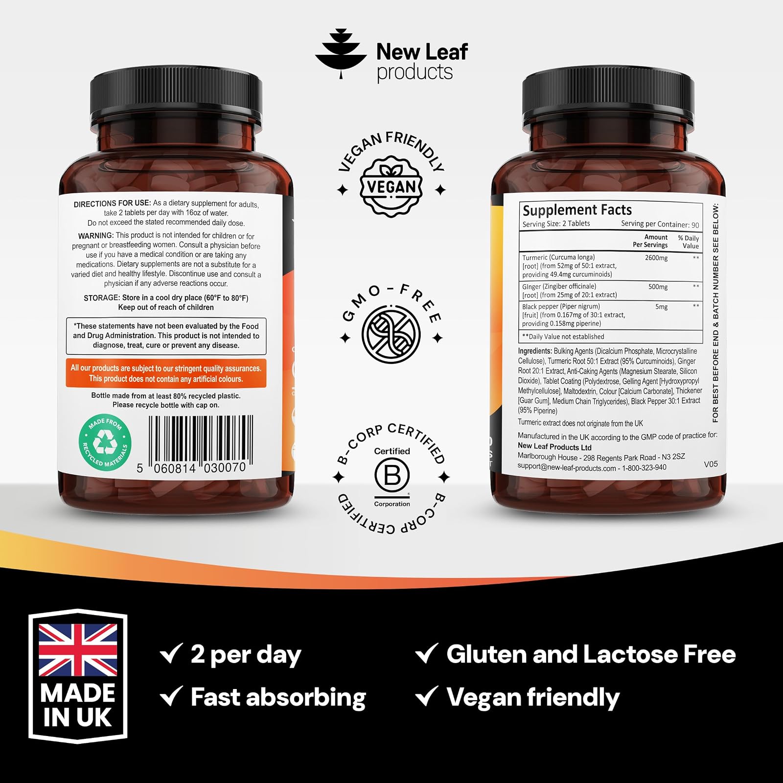 easy-to-take turmeric health tablets