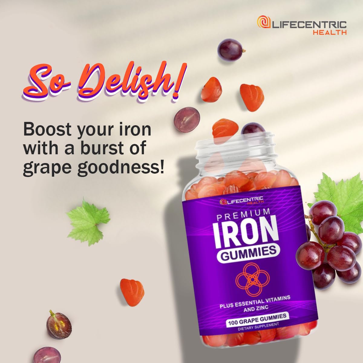 easy-to-take vegan iron supplement