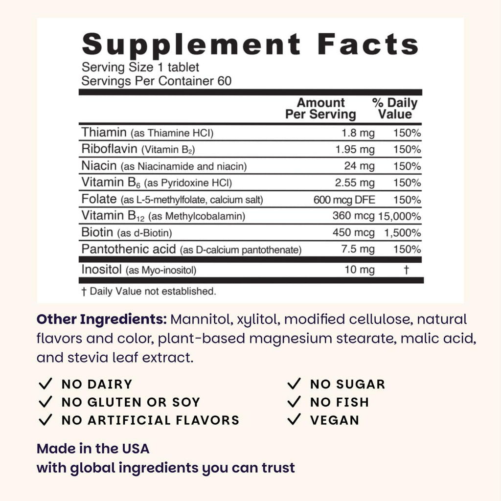 easy to take vitamin b complex