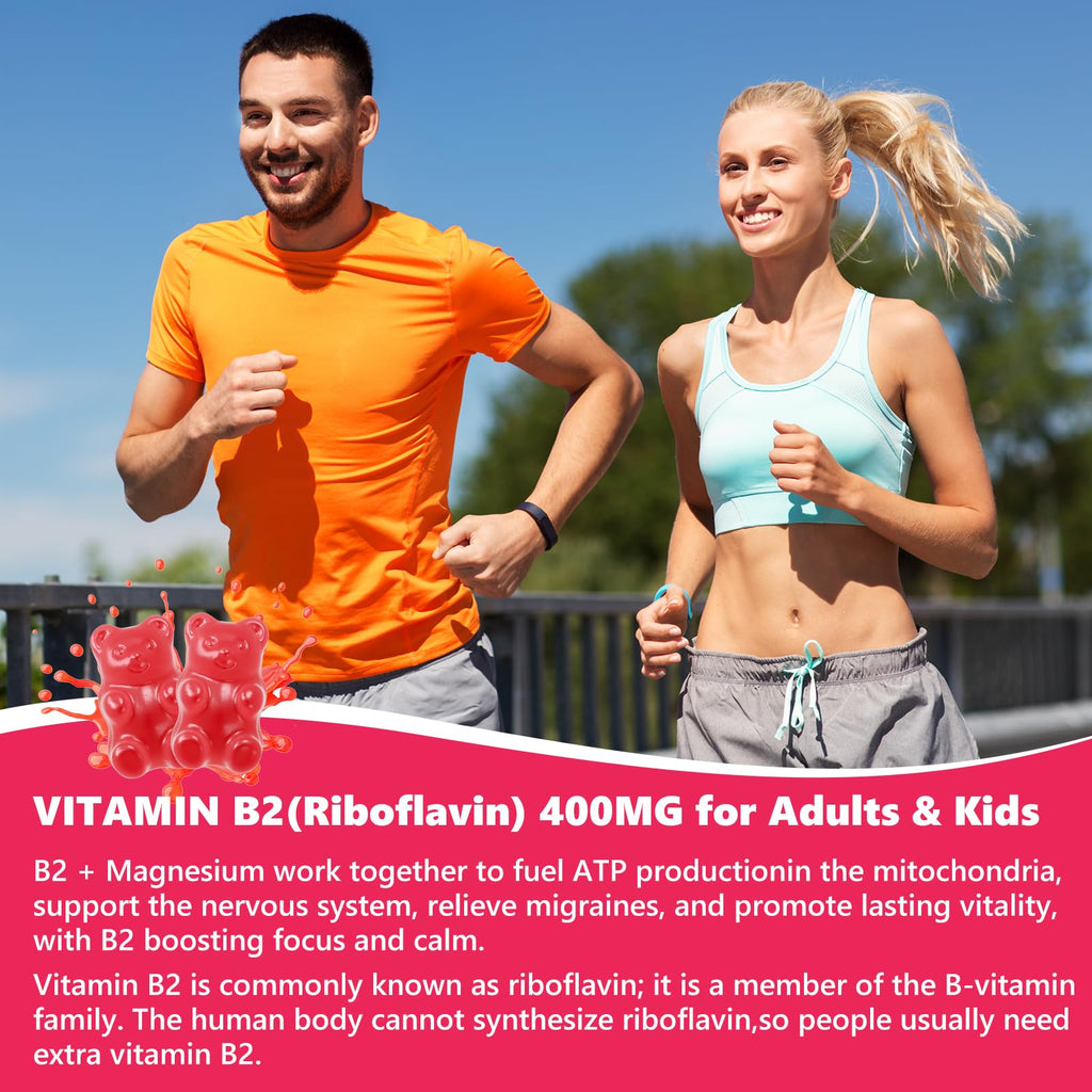 Easy-to-take vitamin B2 gummies