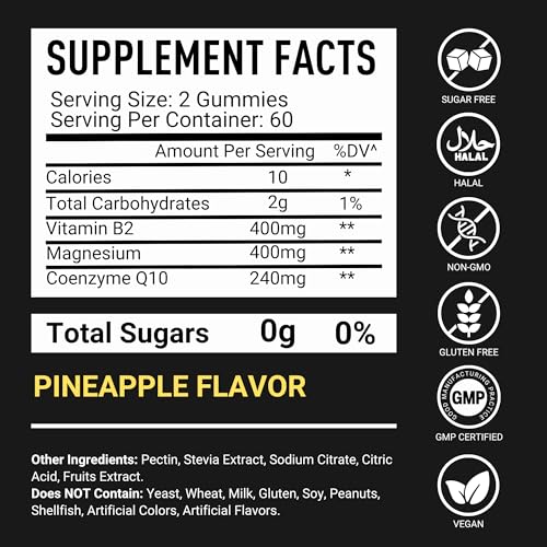 Easy-to-take Vitamin B2 gummy vitamins