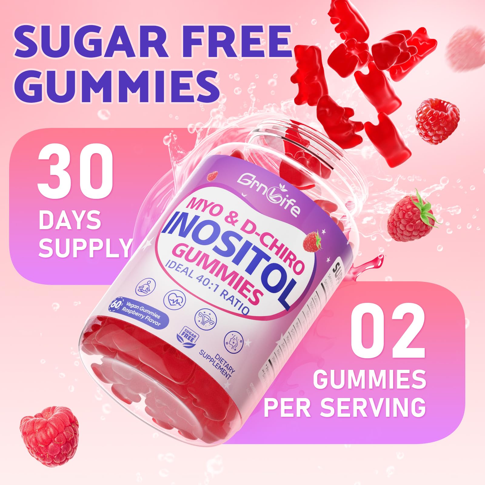 Easy-to-take vitamin B8 gummies