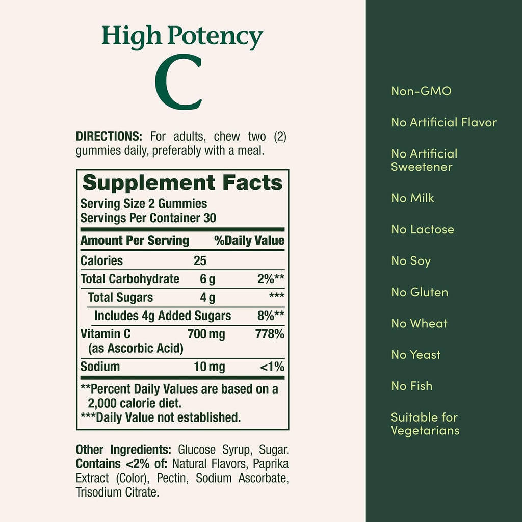 easy to take Vitamin C supplement