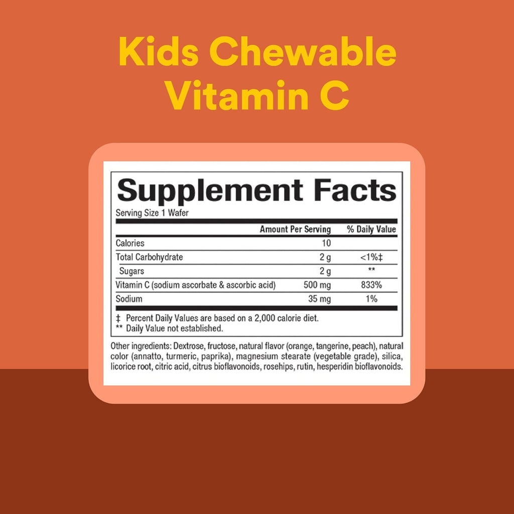 easy-to-take vitamin C wafers