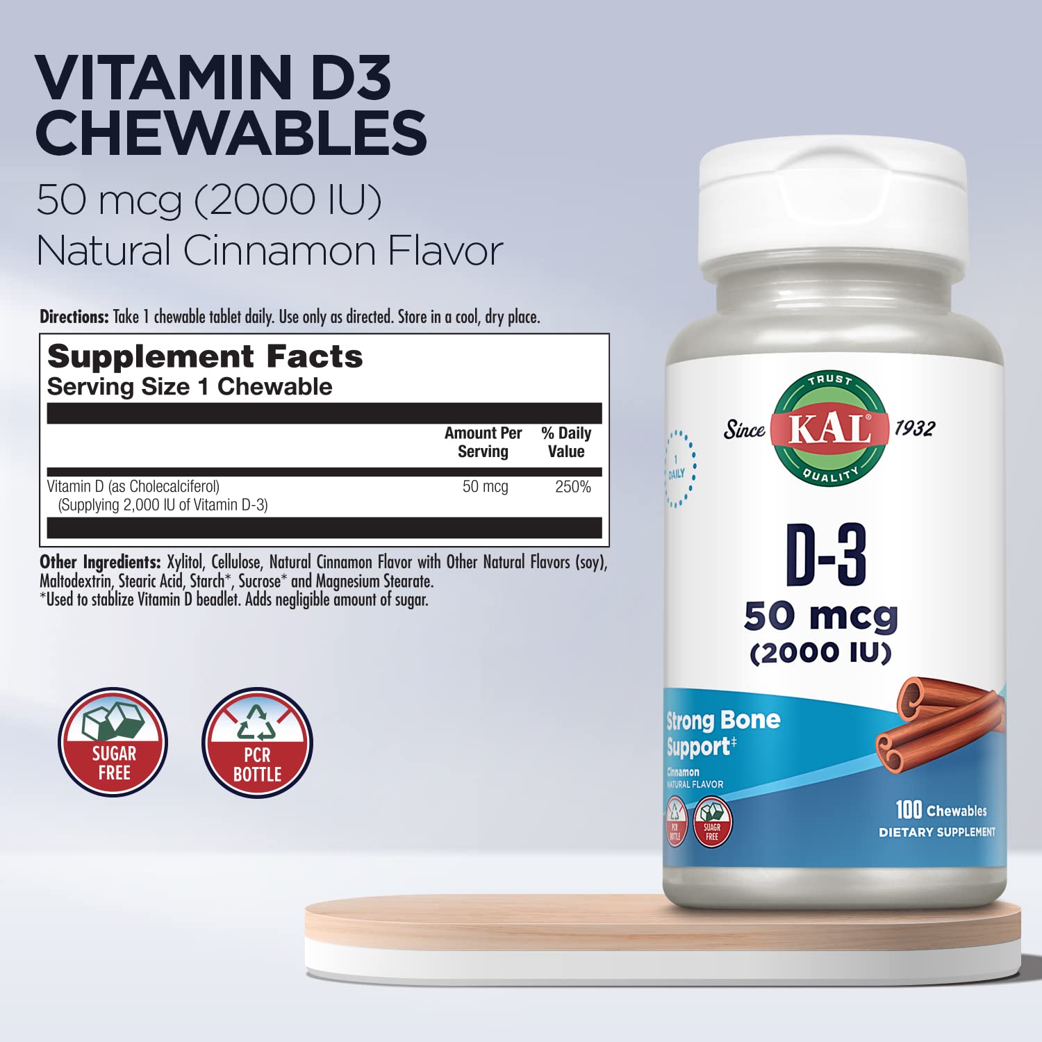 easy to take vitamin D chewables