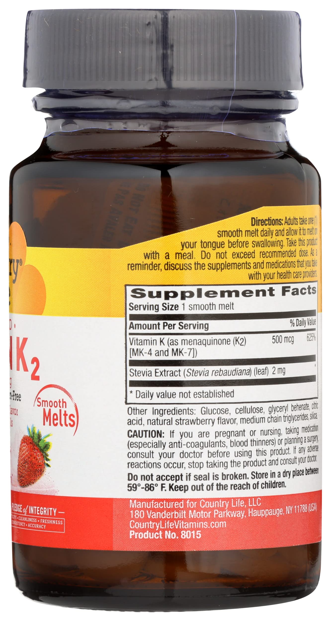 Easy-to-take vitamin D melts