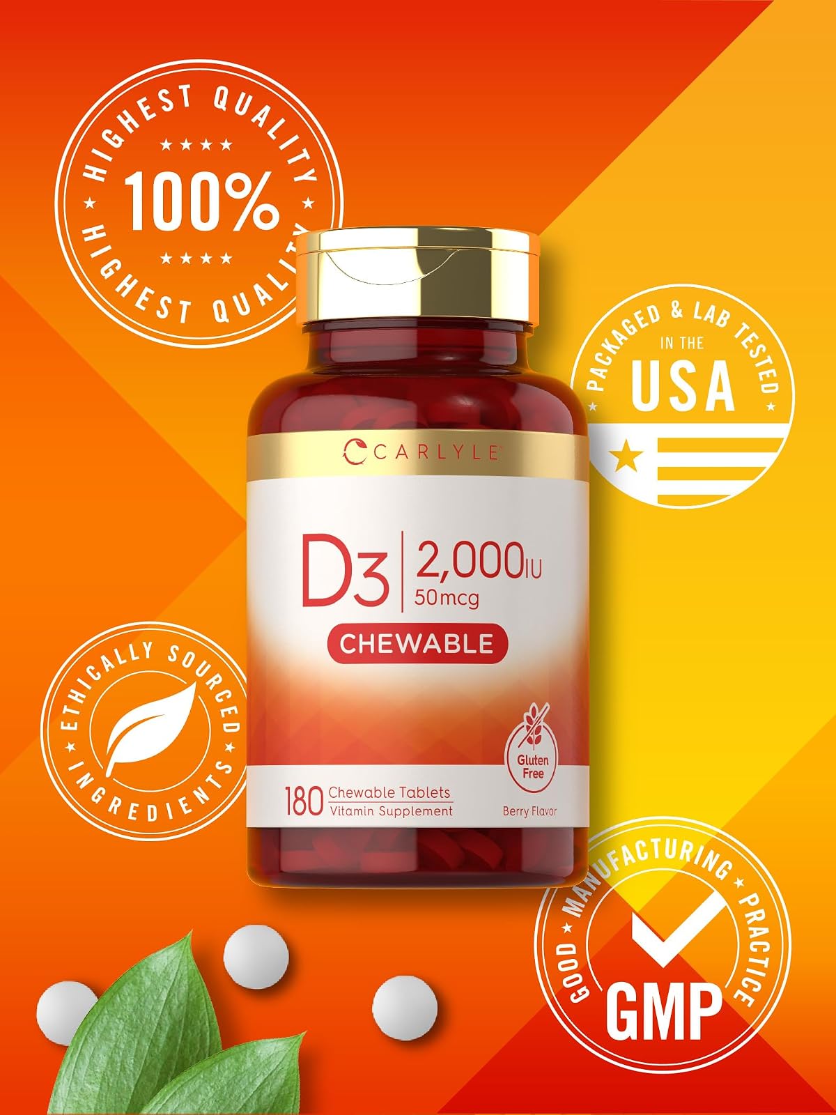 Easy-to-take Vitamin D tablets