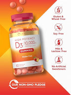 Easy to take Vitamin D3 gummies