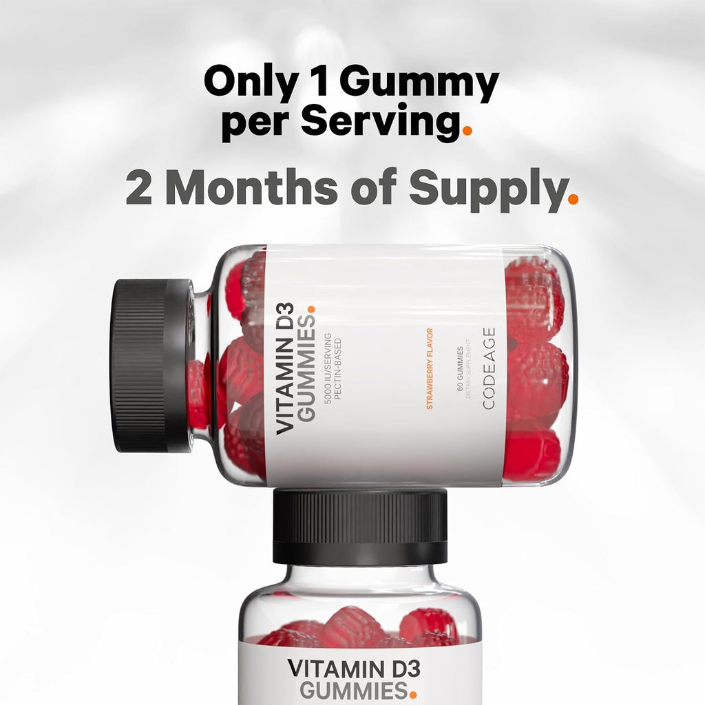 Easy to take Vitamin D3 gummies