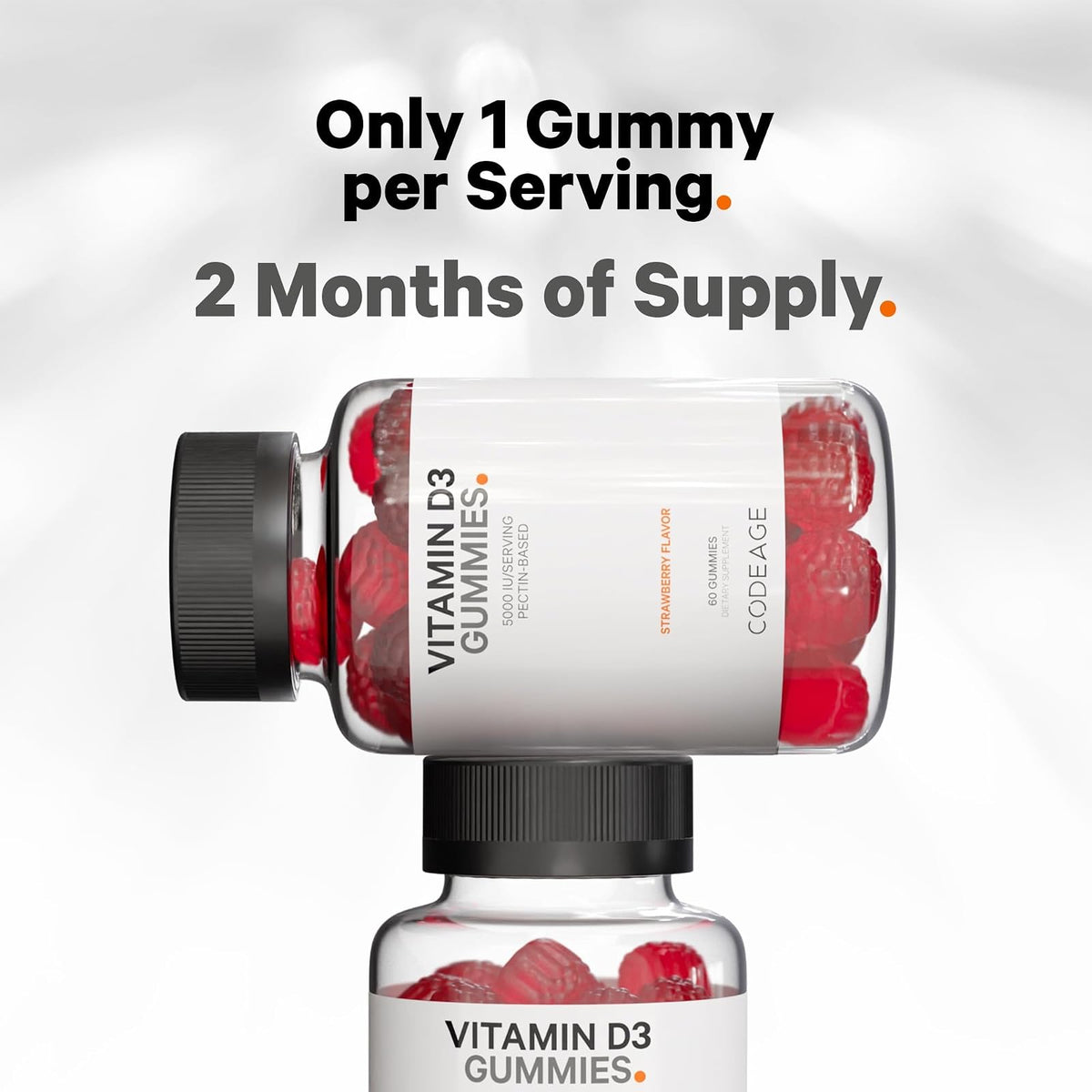 Easy to take Vitamin D3 gummies