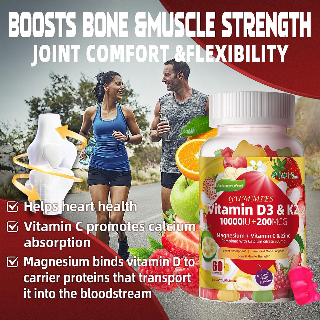 easy-to-take vitamin D3 K2 formula