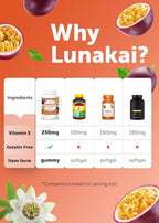 Easy-to-take vitamin E gummy supplements