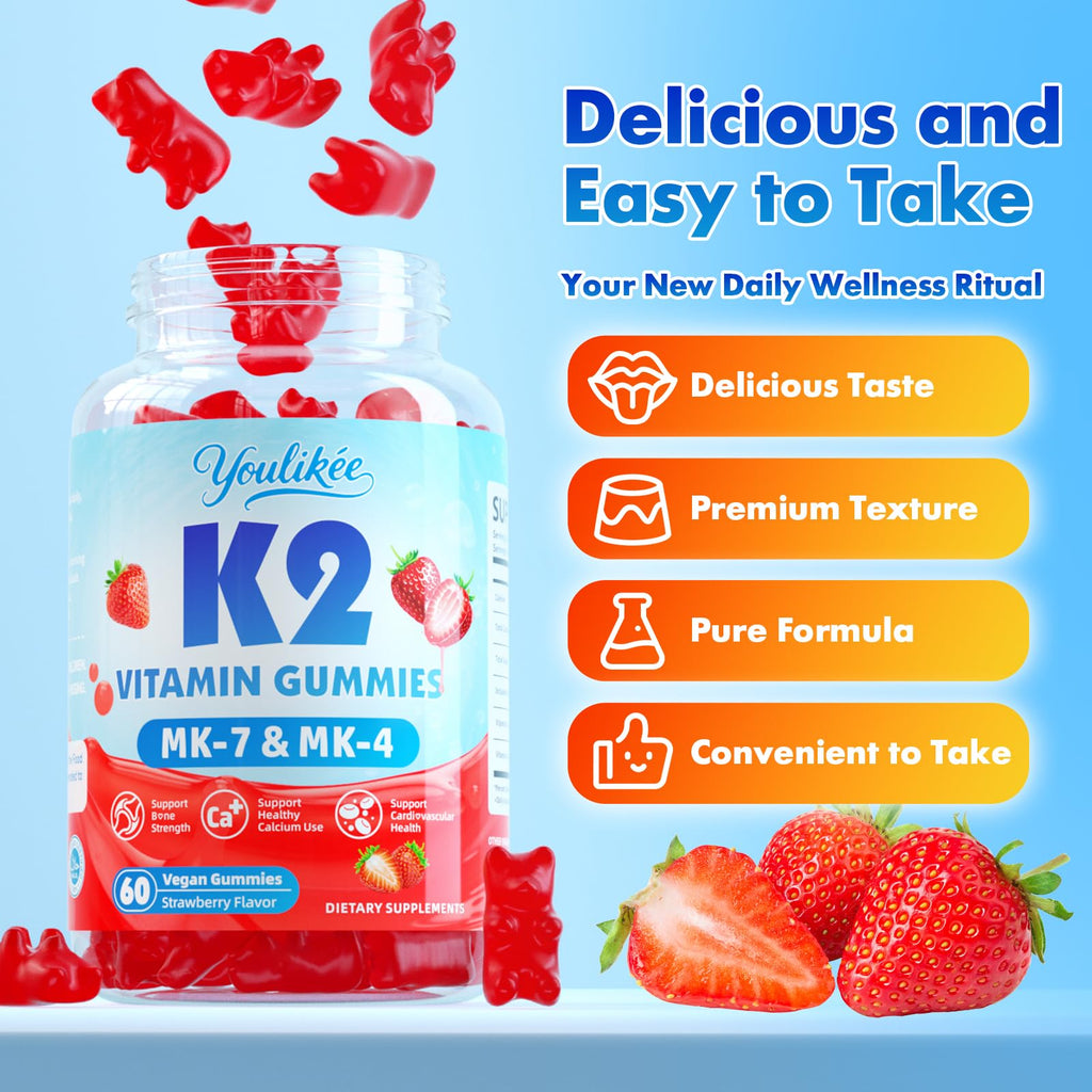 easy-to-take vitamin K2 gummies for adults