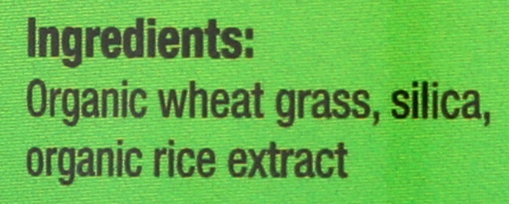 easy-to-take wheat grass tablets