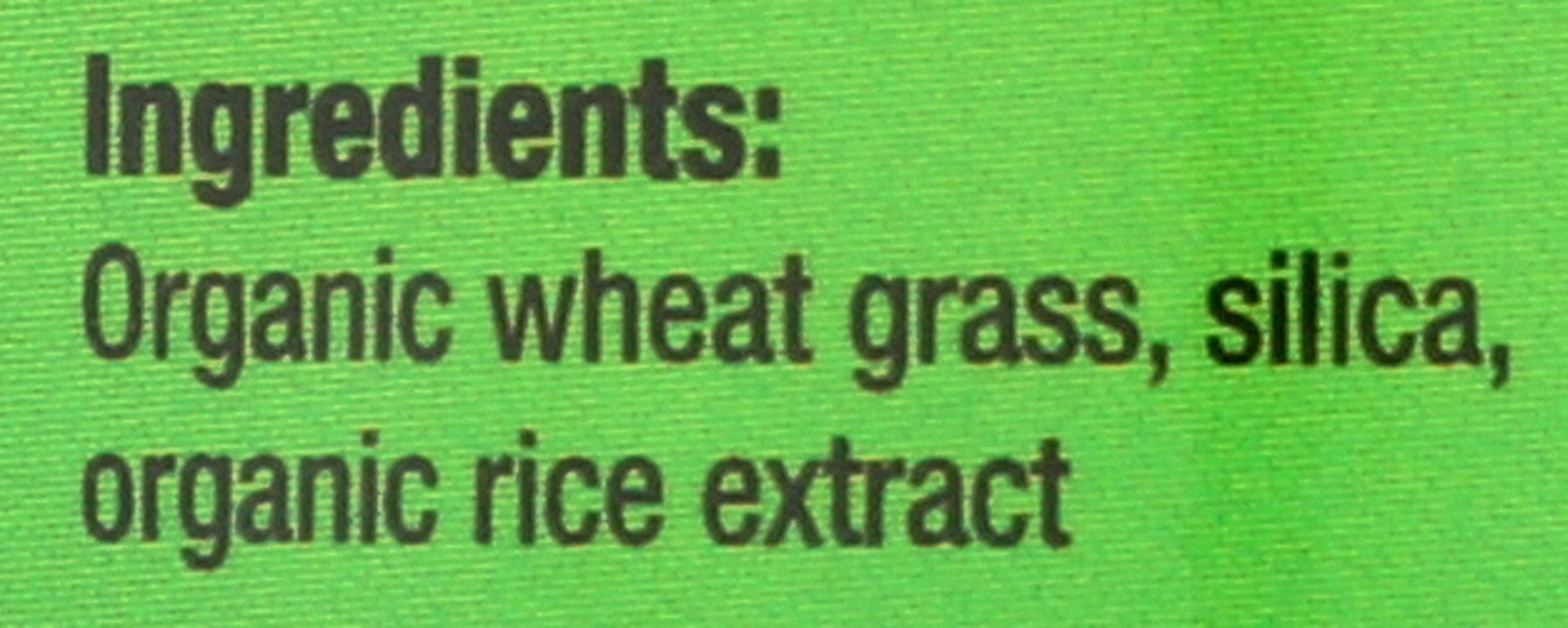 easy-to-take wheat grass tablets