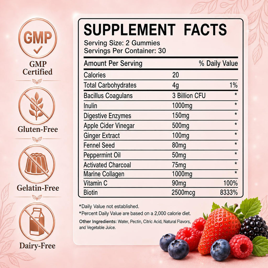 easy to take women's probiotic gummies
