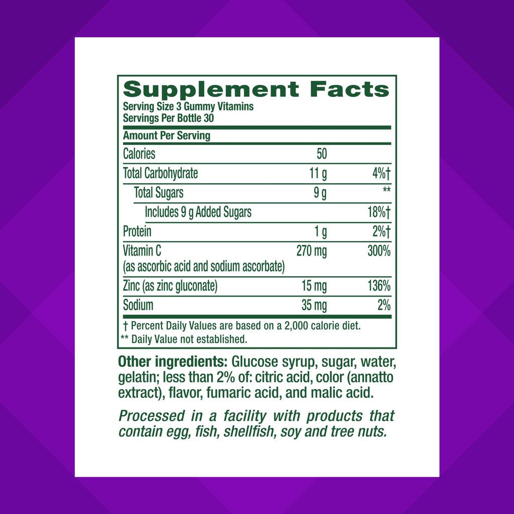 easy to take zinc gummies