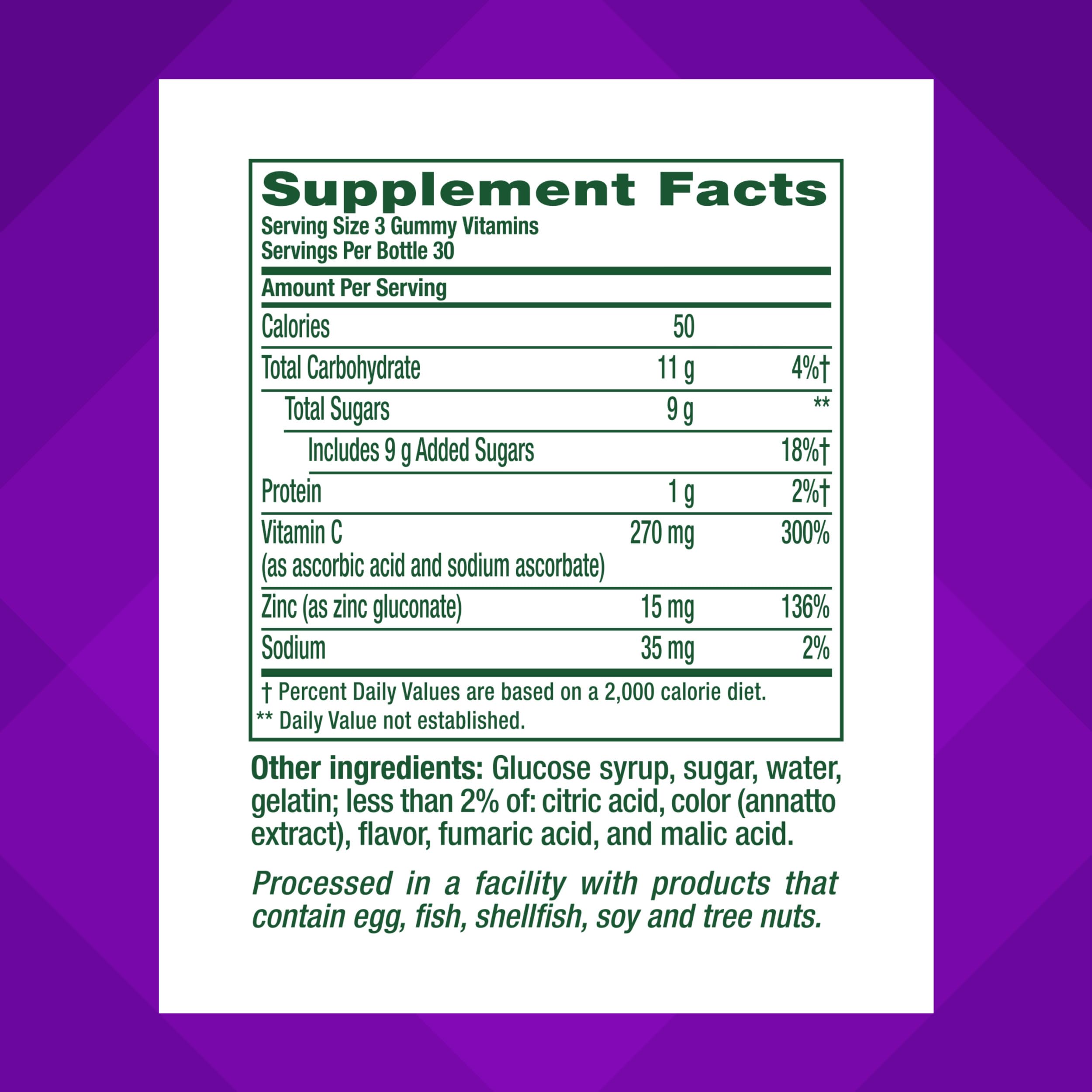 easy to take zinc gummies
