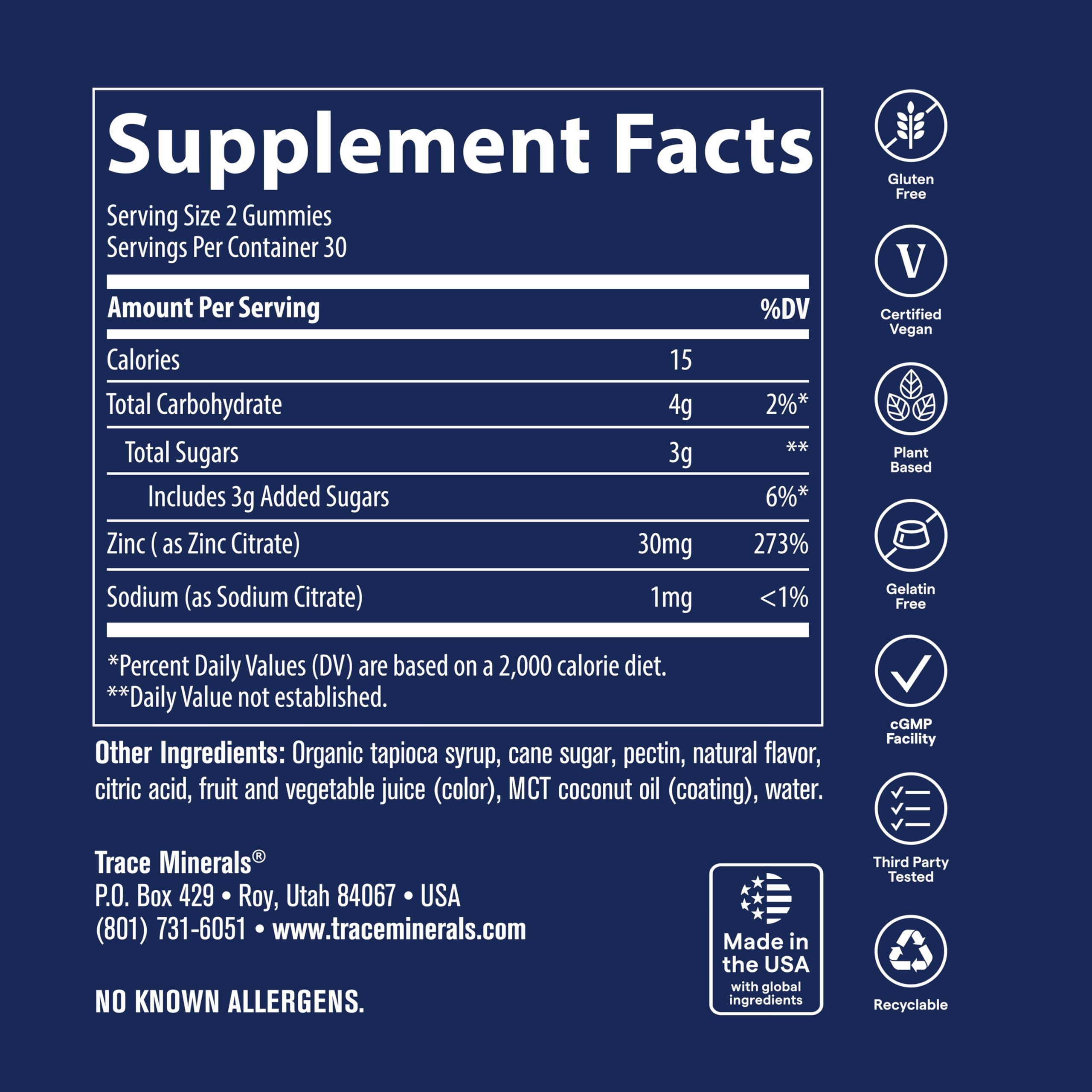 easy to take zinc gummies