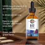 easy to use B12 liquid drops