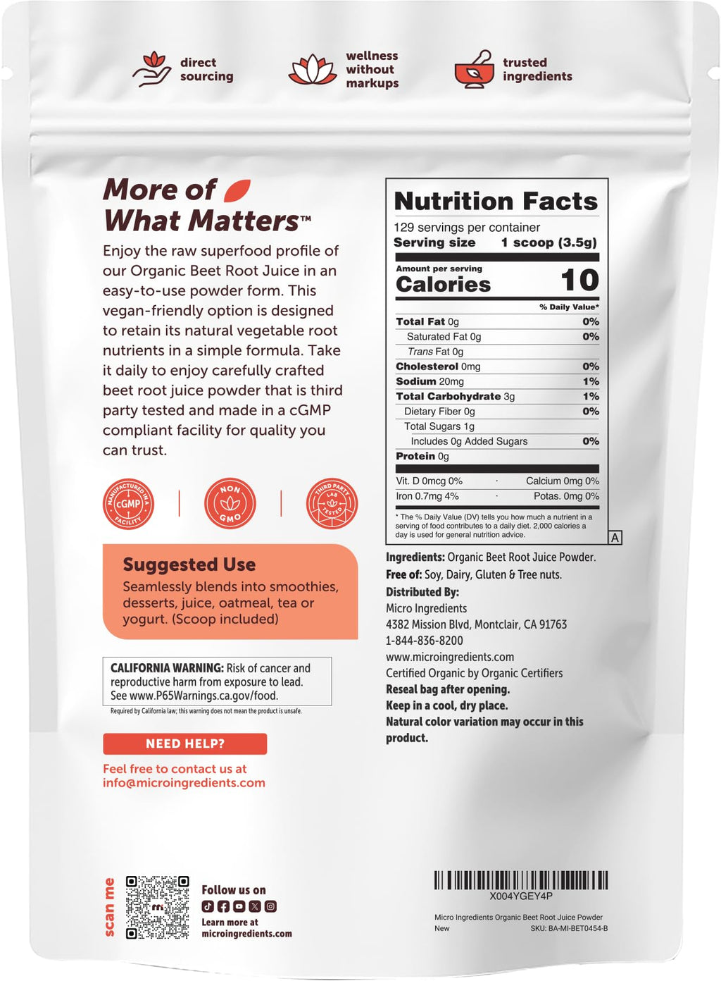 easy-to-use beet powder