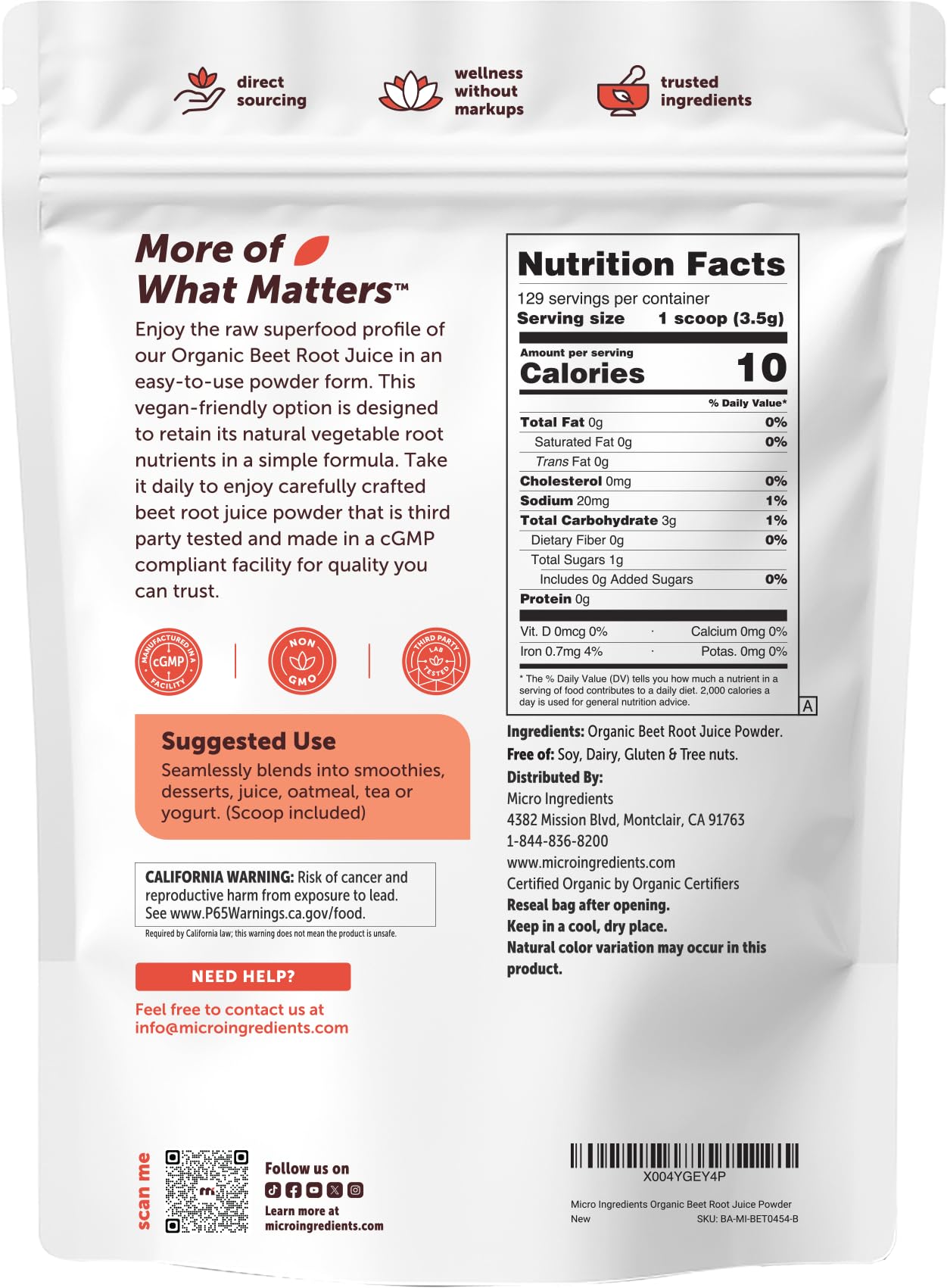 easy-to-use beet powder