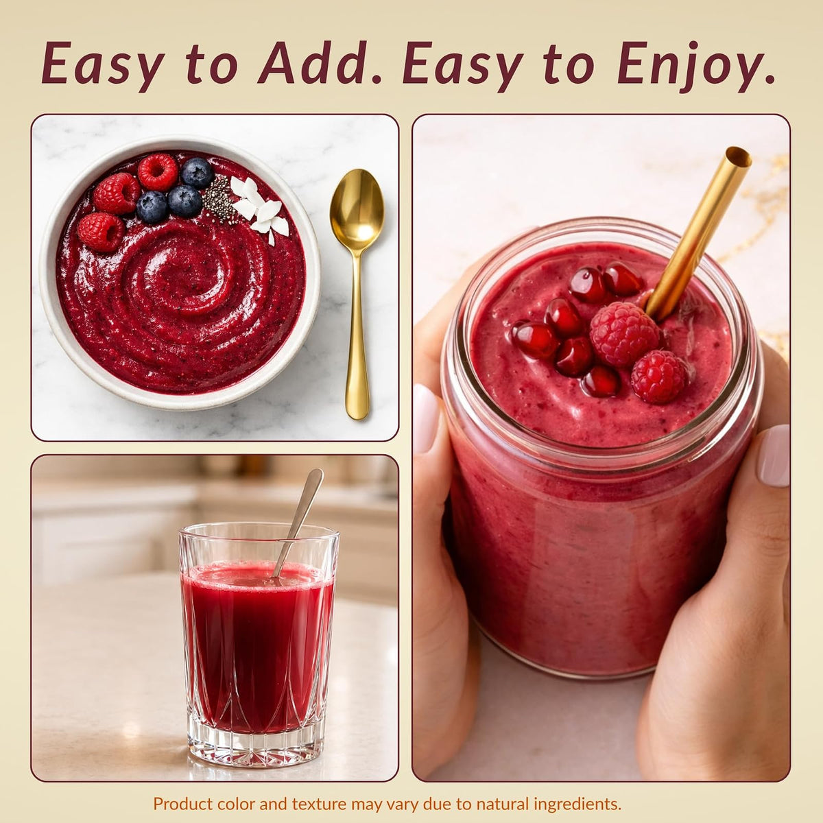 easy-to-use beet root powder drink