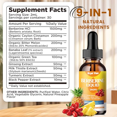 easy-to-use berberine liquid formula