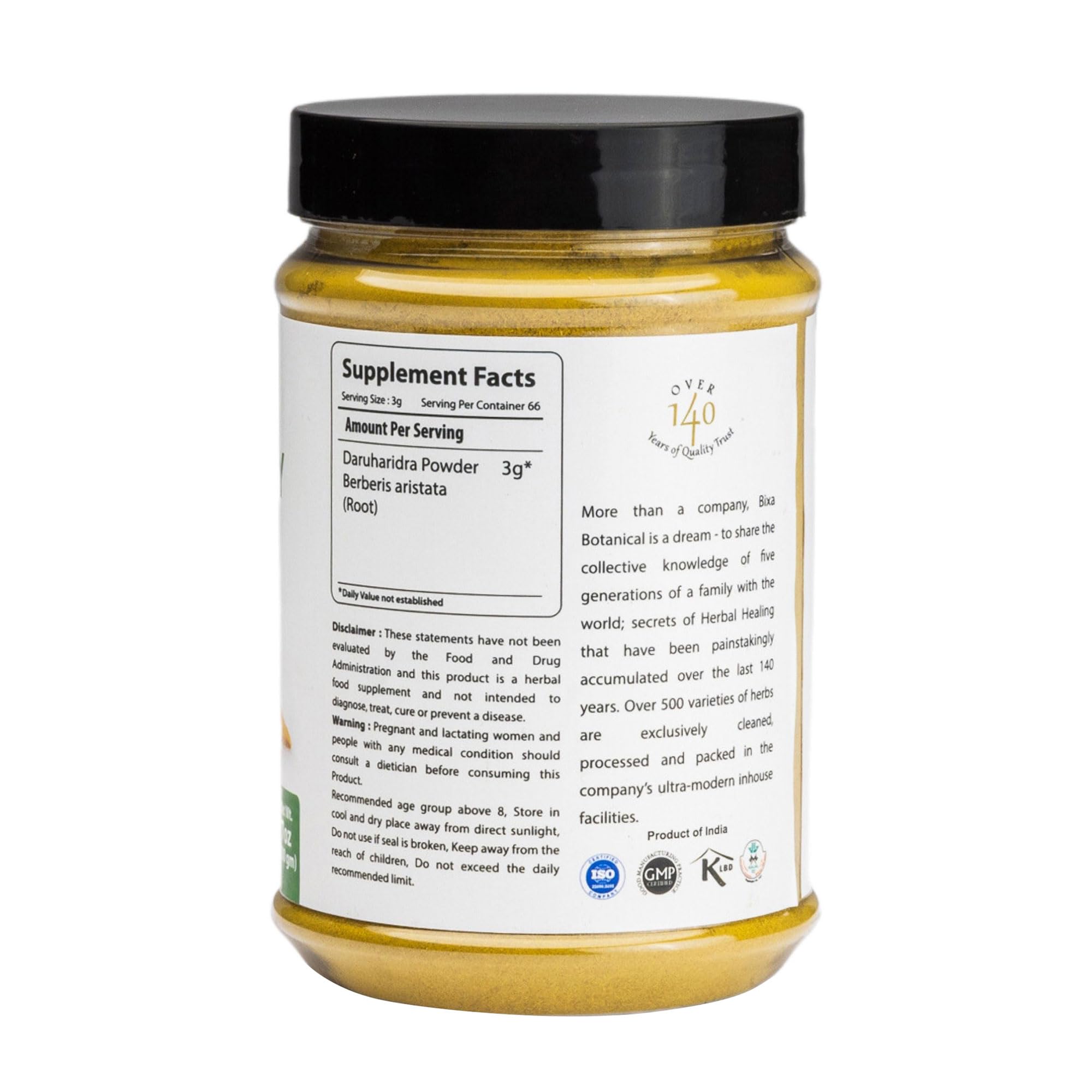 easy to use Berberry powder supplement