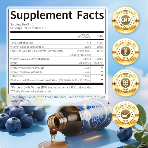 easy-to-use biotin collagen drops