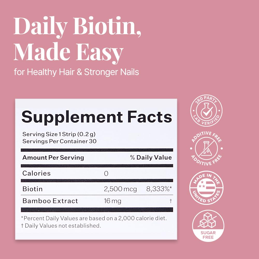 easy-to-use biotin strips