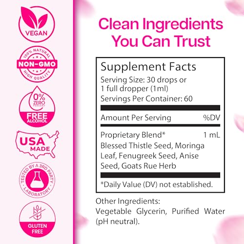 easy-to-use breastfeeding liquid drops