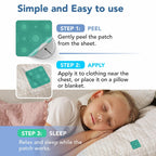 easy-to-use calming sleep stickers