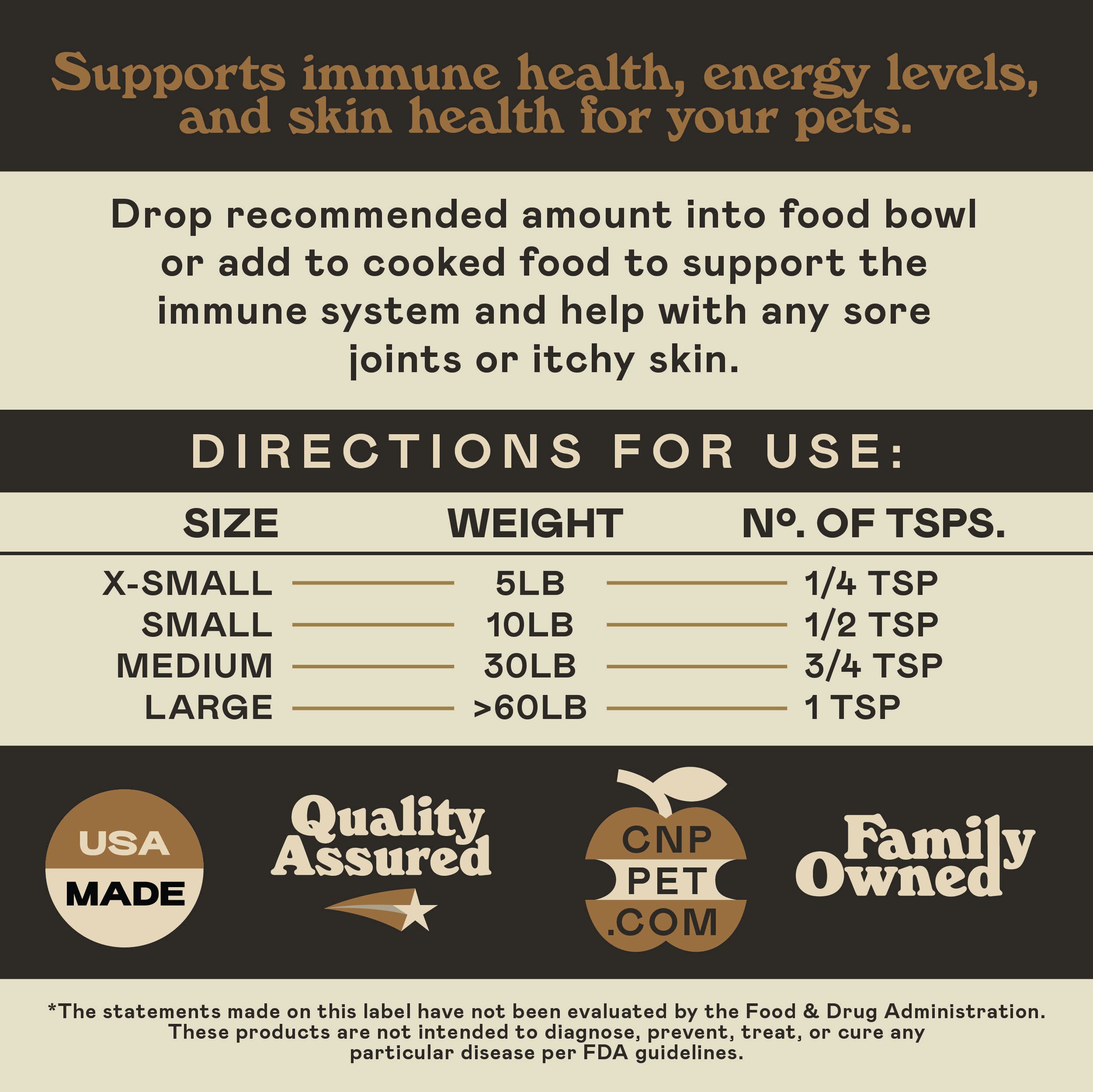 easy-to-use chaga powder for pets