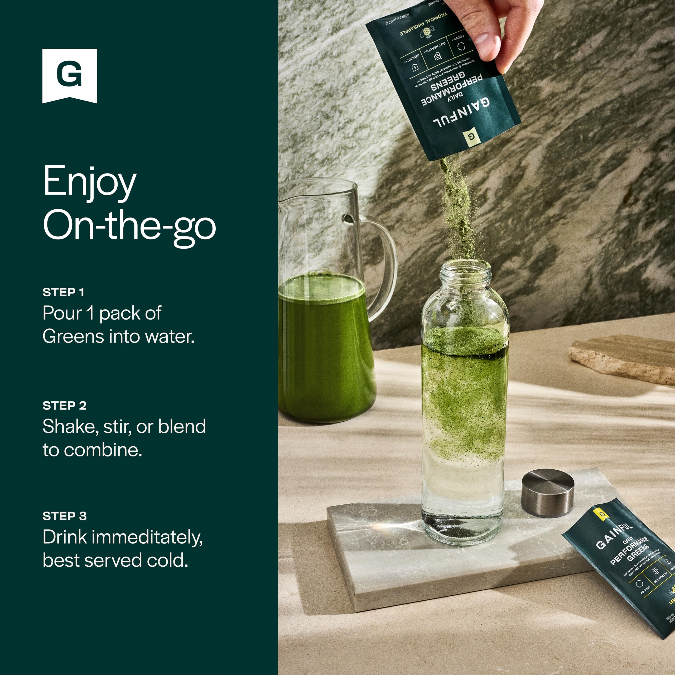 easy-to-use chlorella packets