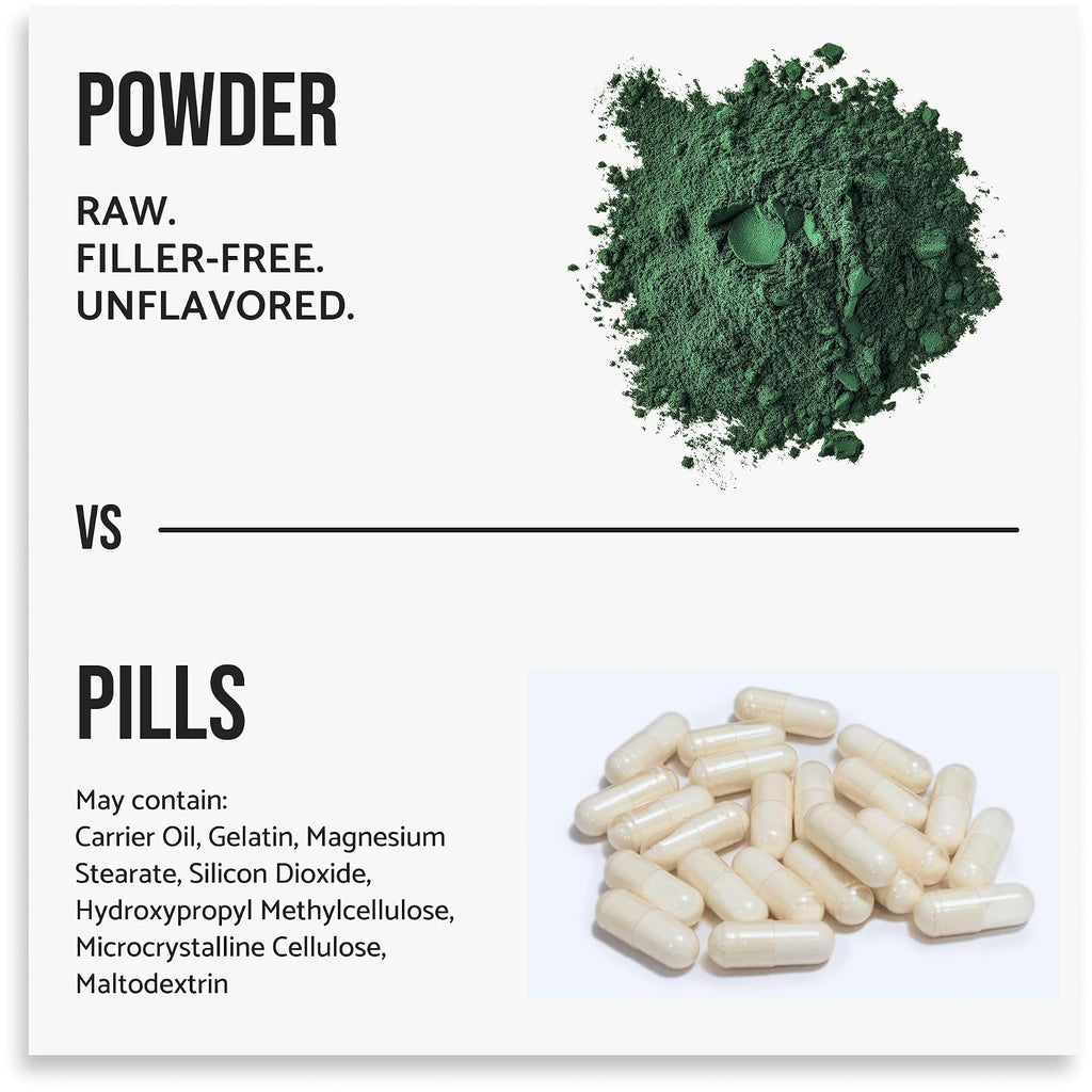 easy-to-use chlorella powder for smoothies