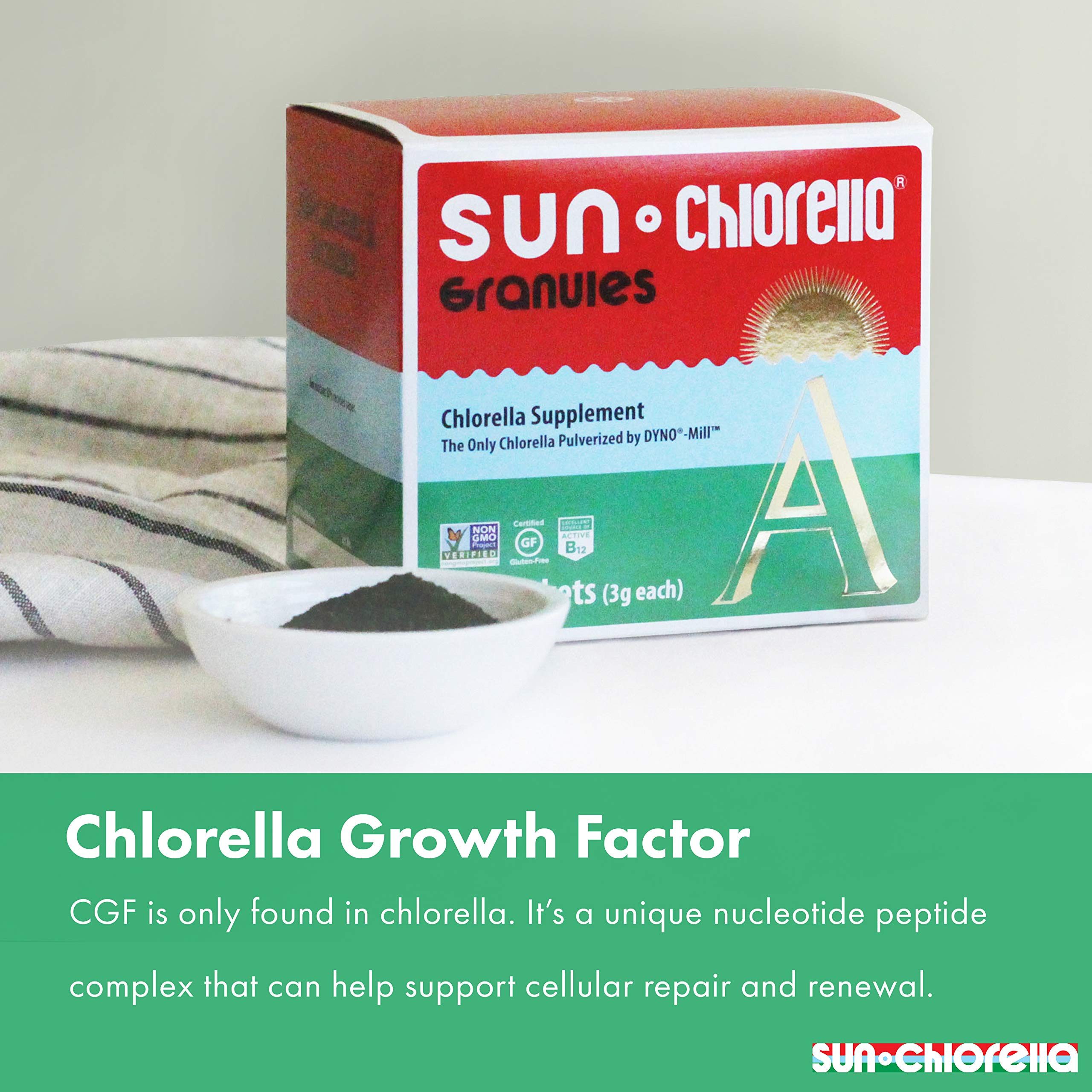 easy-to-use chlorella supplement packets