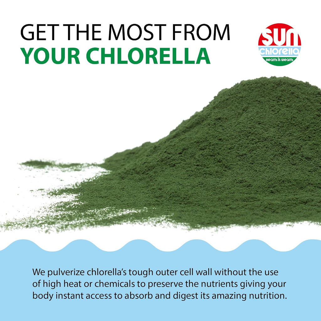 easy-to-use chlorella travel packets