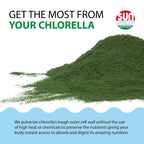easy-to-use chlorella travel packets