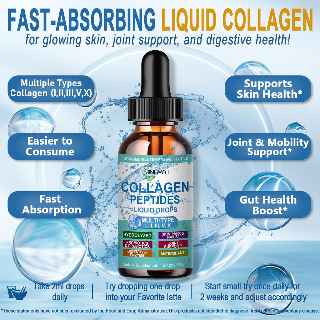 easy-to-use collagen liquid drops