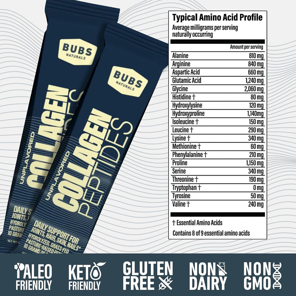 easy-to-use collagen powder packets