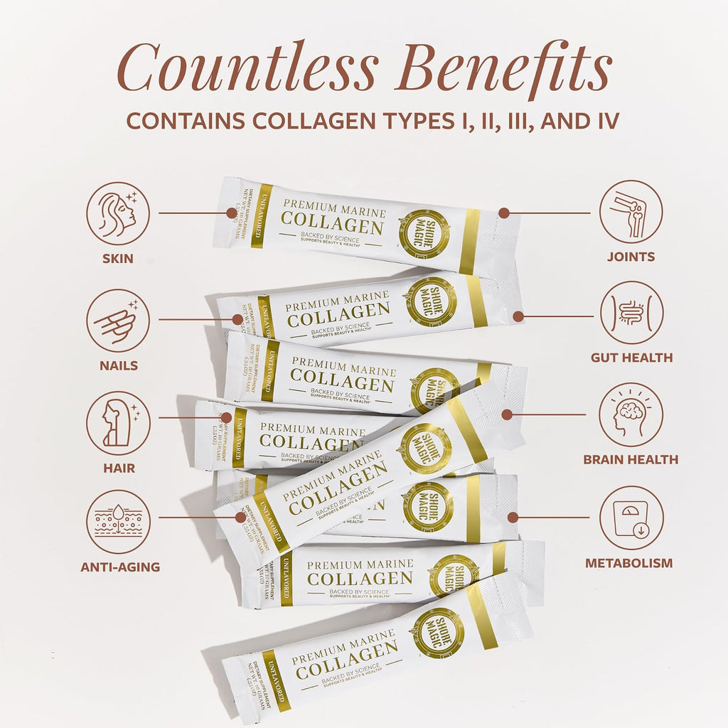 easy-to-use collagen powder packets