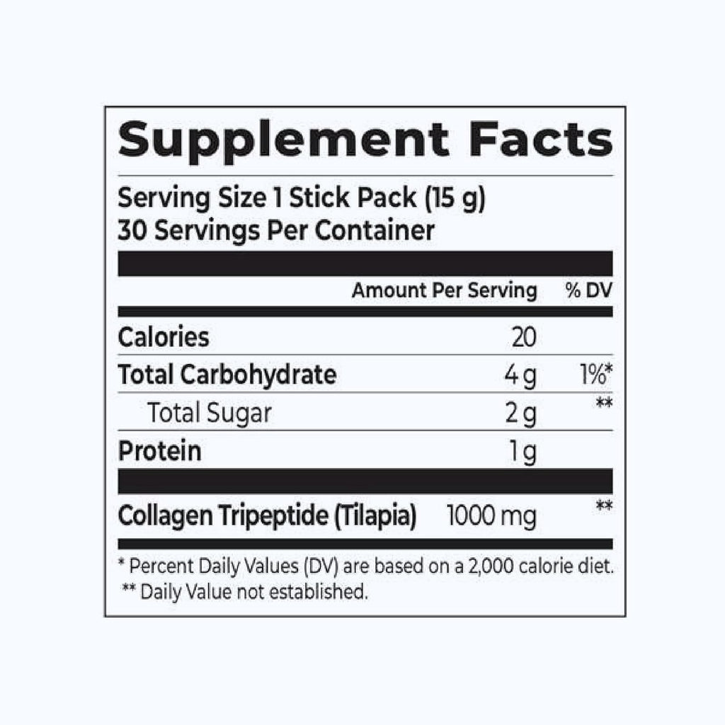 easy-to-use collagen stick packs