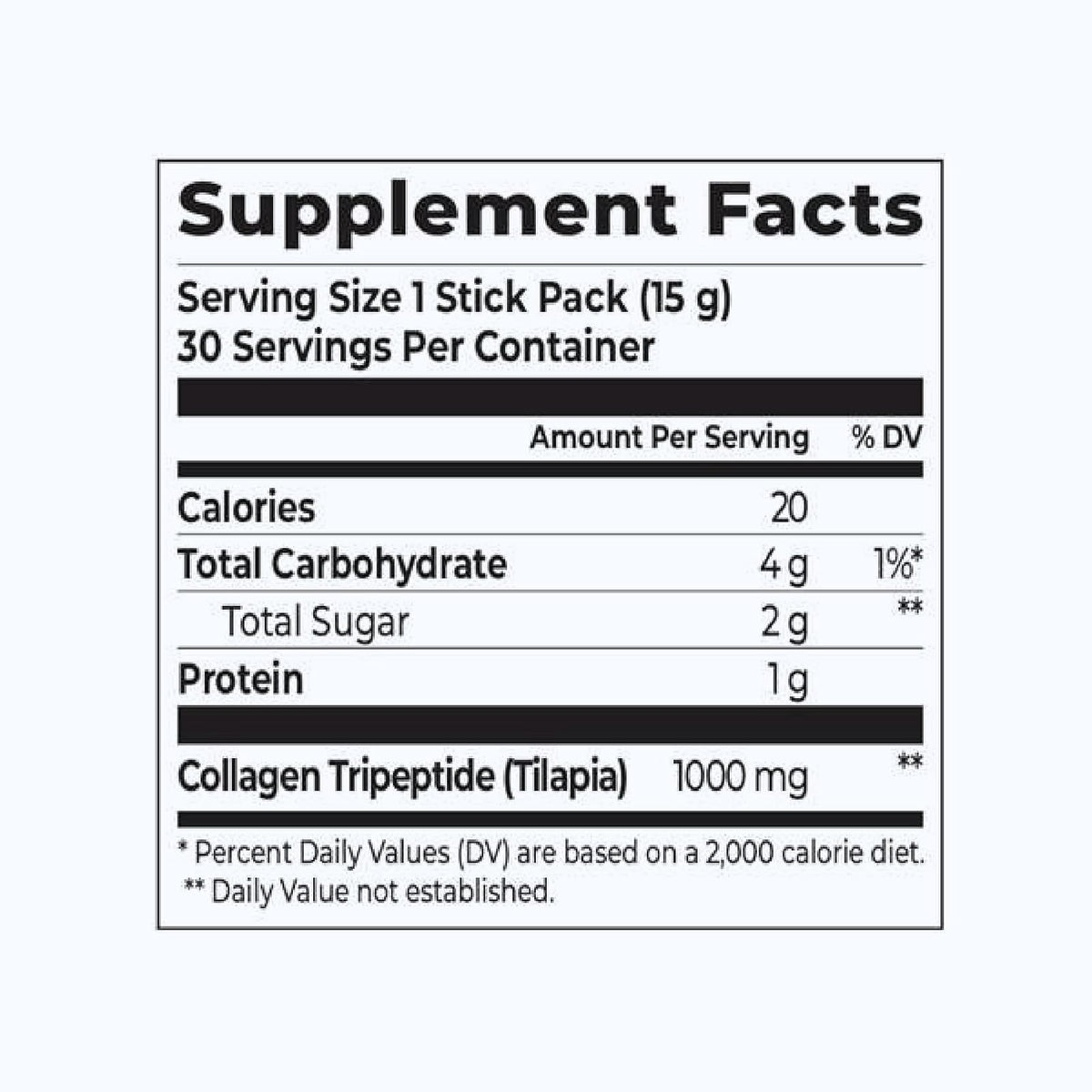 easy-to-use collagen stick packs